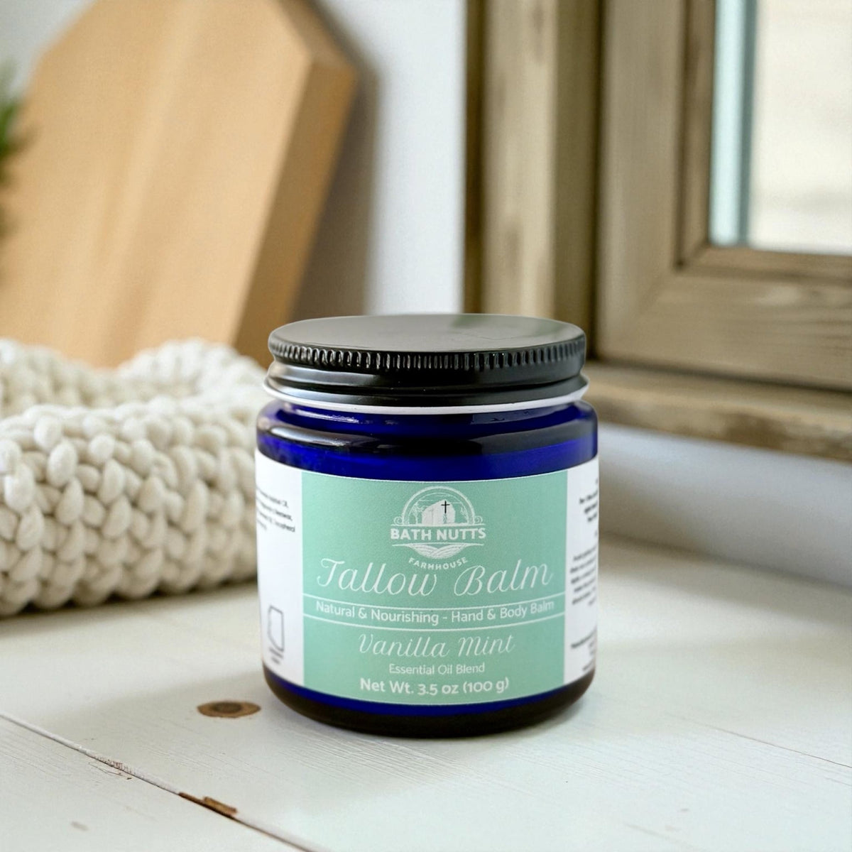 Tallow Balm for Skin | Grass-Fed & Essential Oil Based – Bath Nutts ...
